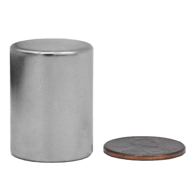 Neodymium Cylinder Magnet 19.05mm dia x 25.40mm L N40 | SuperMagnetMan