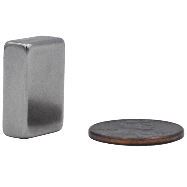 Neodymium Rectangle Magnet 19.05mm L x 12.70mm W x 6.35mm th N50 ...