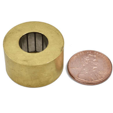 Radial Ring Magnet 25mm OD x 12mm ID x 14mm N50 – North Pole on OD ...