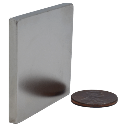 38.09mm L x 4mm th Neodymium Square Magnets N50 | SuperMagnetMan